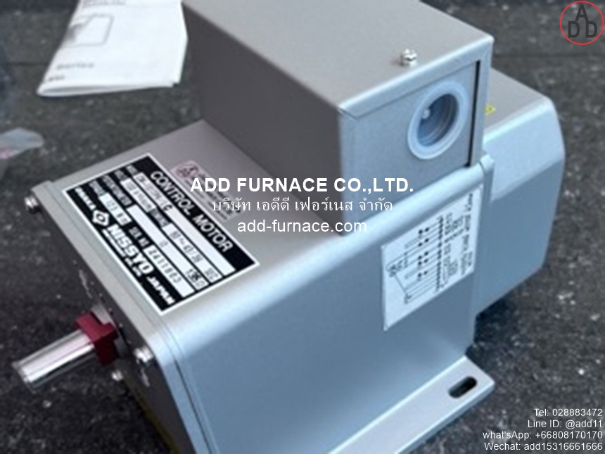 Control Motor Model CM-101TPH/LC - บริษัท เอดีดี เฟอร์เนส จำกัด