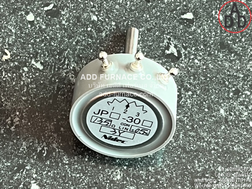 JP-30 135Ω,Control motor Potentiometer - บริษัท เอดีดี เฟอร์เนส จำกัด