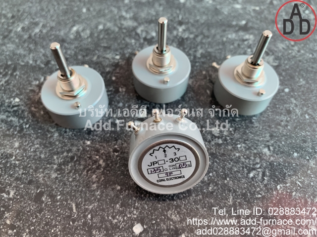 JP-30 135Ω,Control motor Potentiometer - บริษัท เอดีดี เฟอร์เนส จำกัด