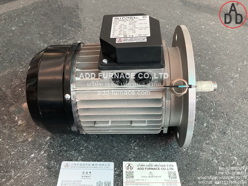 SIMEL Type 10A/80R-1100-2T IE3 - บริษัท เอดีดี เฟอร์เนส จำกัด