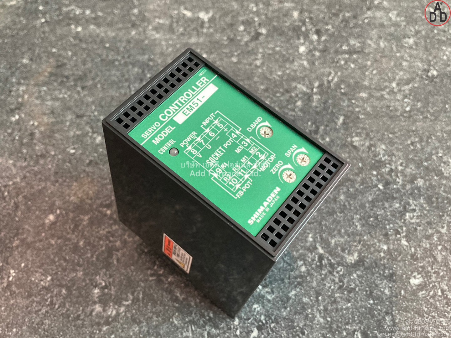 SERVO CONTROLLER MODEL EM51-2Y13-0 - บริษัท เอดีดี เฟอร์เนส จำกัด