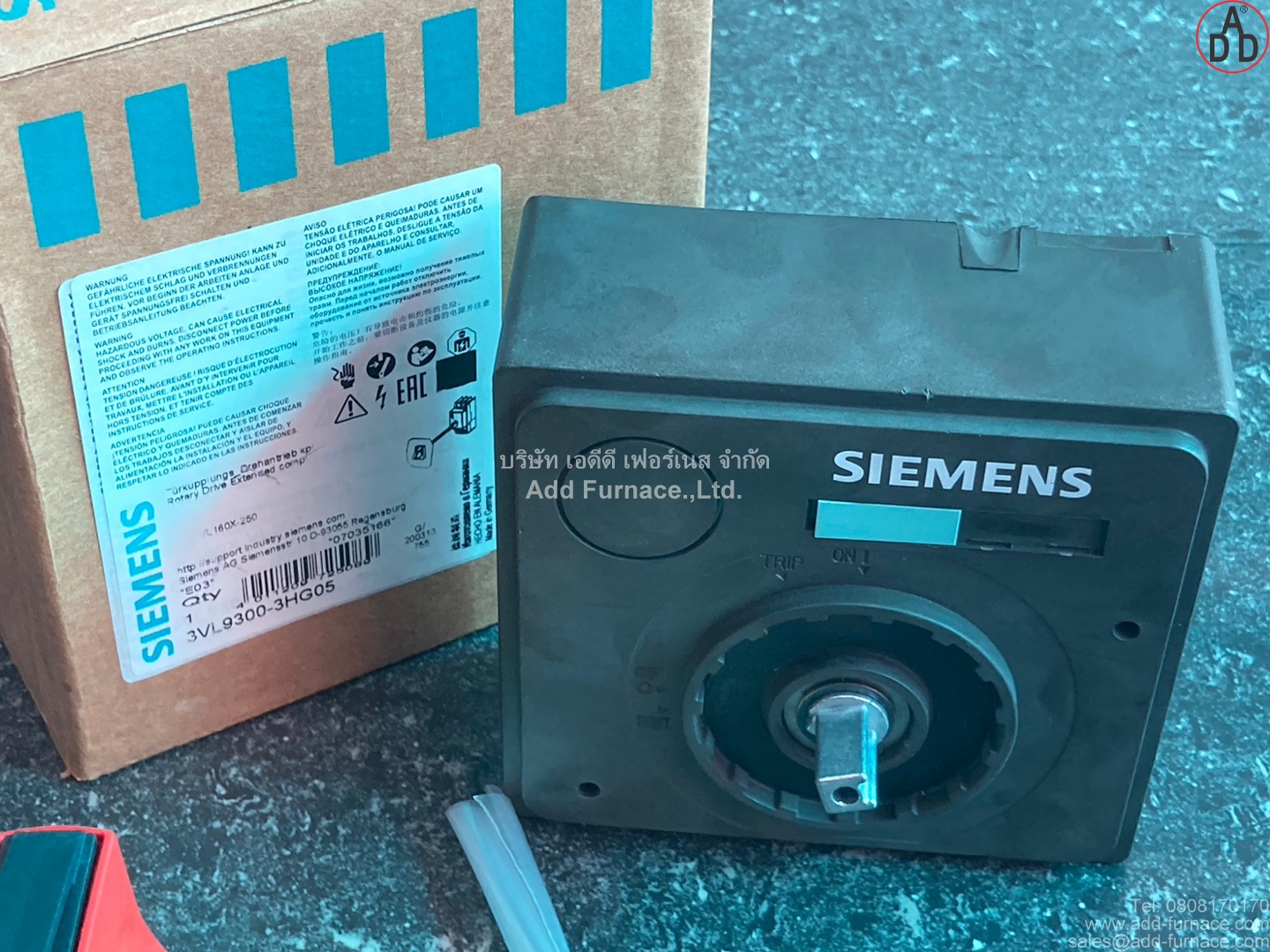 3VL9300-3HG05 | Rotary Drive Extended comp - บริษัท เอดีดี เฟอร์เนส จำกัด