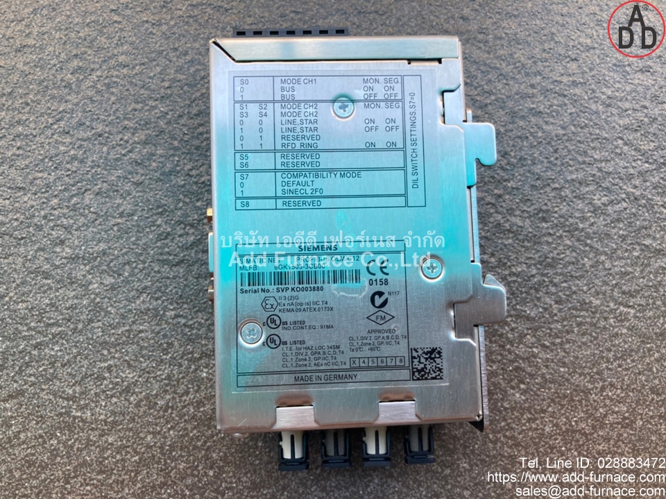 6GK1503-3CB00 - บริษัท เอดีดี เฟอร์เนส จำกัด