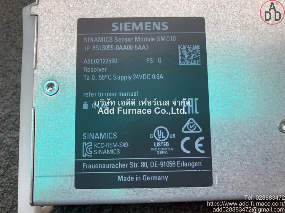 6SL3055-0AA00-5AA3 | SINAMICS Sensor Module SMC10 - บริษัท เอดีดี เฟอร์ ...