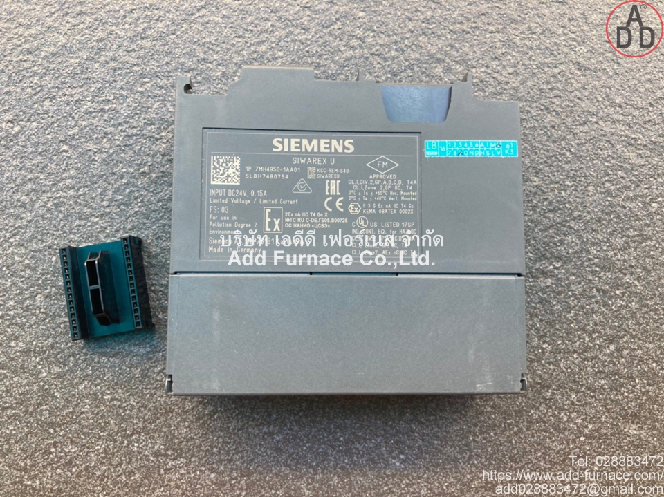 7MH4950-1AA01 - บริษัท เอดีดี เฟอร์เนส จำกัด