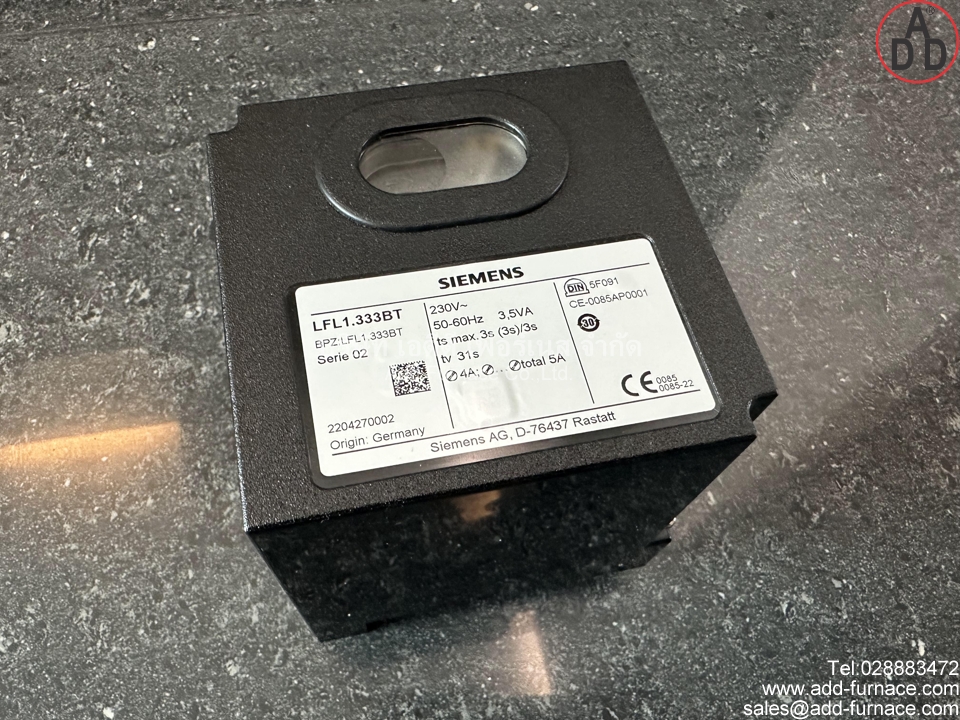 Siemens LFL1.333BT - บริษัท เอดีดี เฟอร์เนส จำกัด