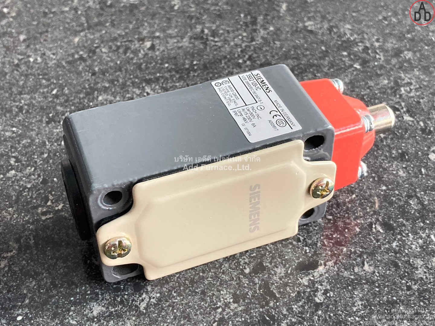 Position Switch 3SE2 120-1C - บริษัท เอดีดี เฟอร์เนส จำกัด