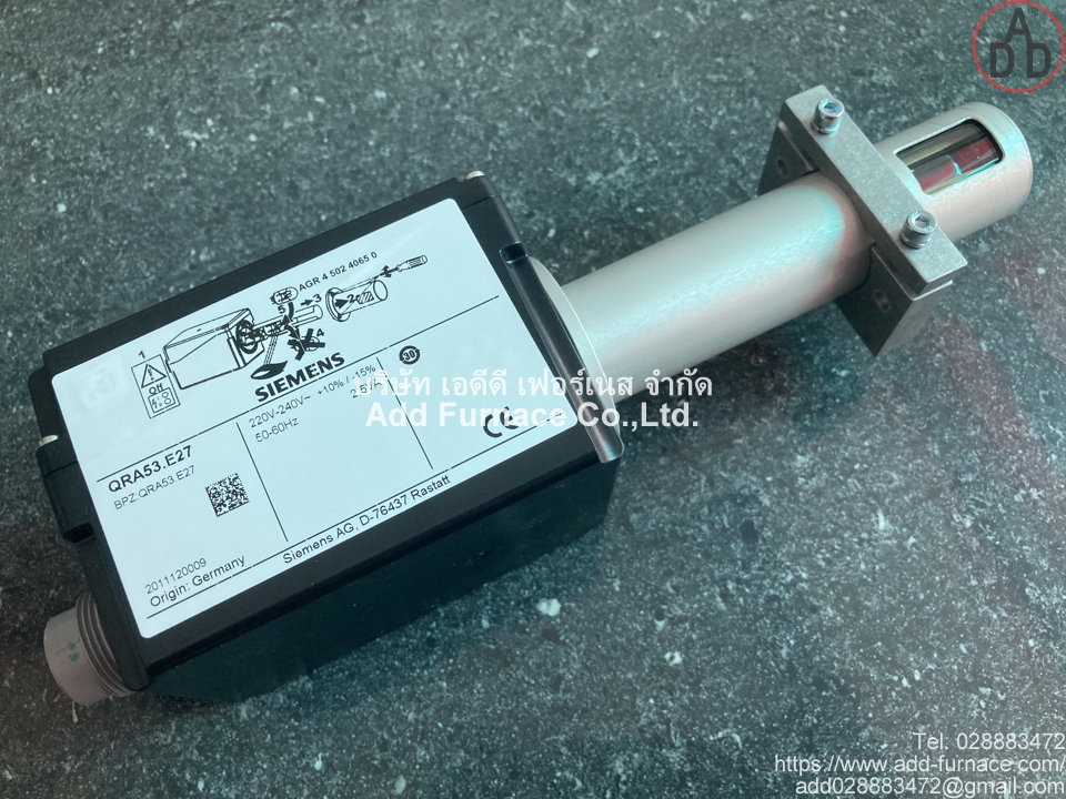 QRA53.E27 | UV Sensor - บริษัท เอดีดี เฟอร์เนส จำกัด