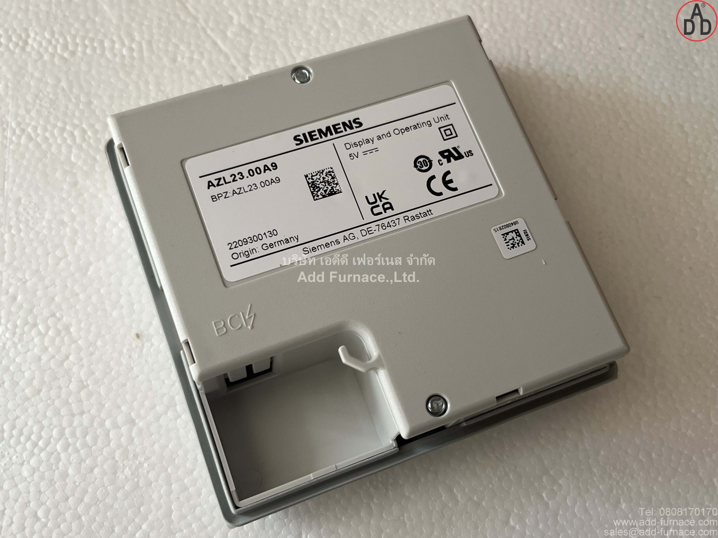 Siemens AZL23.00A9 - บริษัท เอดีดี เฟอร์เนส จำกัด
