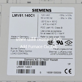 Siemens LMV51.140C1 - บริษัท เอดีดี เฟอร์เนส จำกัด