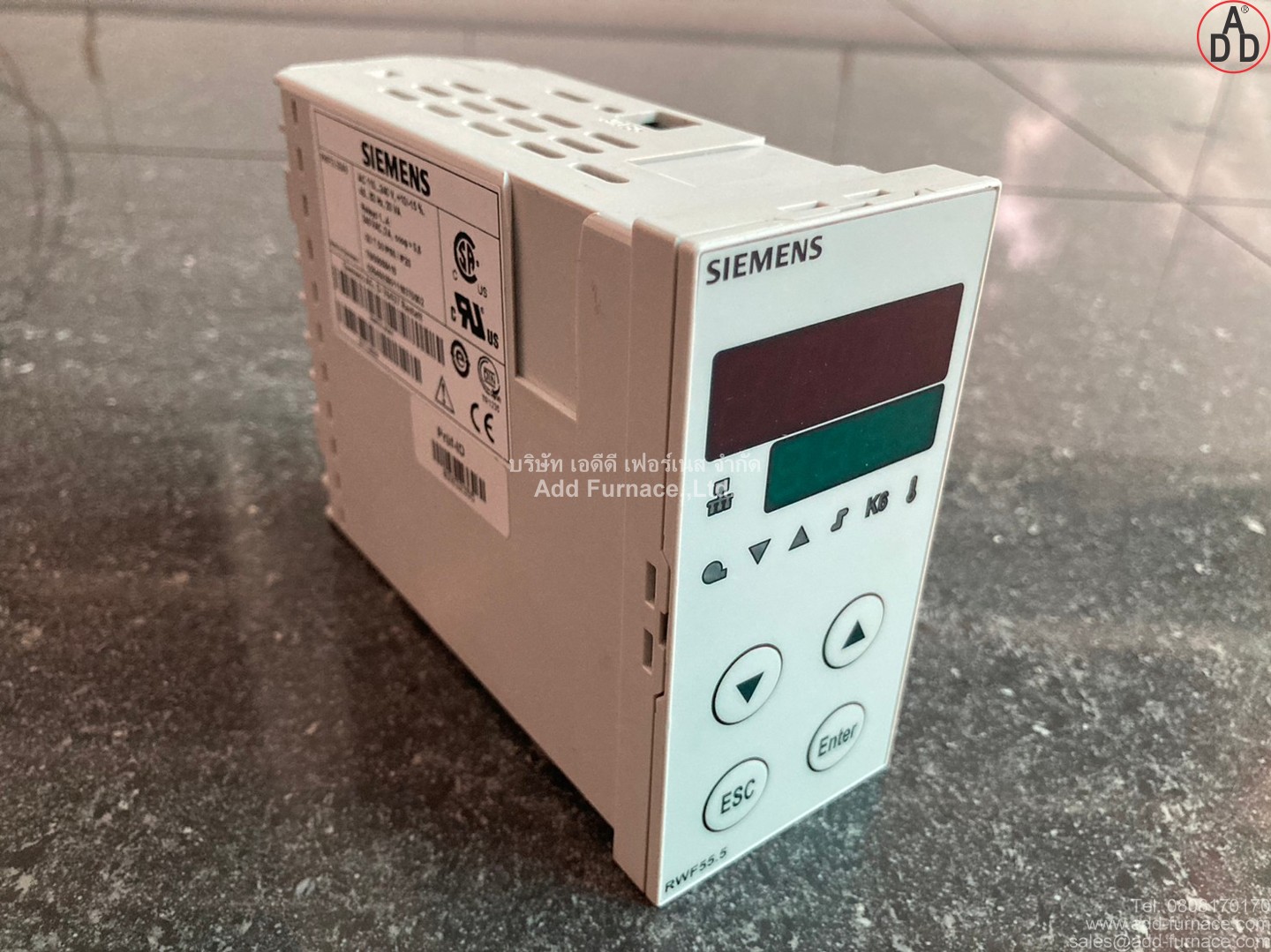 Siemens RWF55.50A9 - บริษัท เอดีดี เฟอร์เนส จำกัด