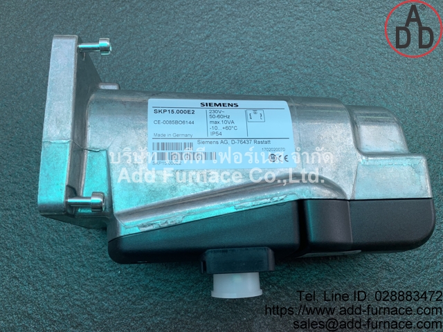 SKP15.000E2 | Siemens Actuators - บริษัท เอดีดี เฟอร์เนส จำกัด