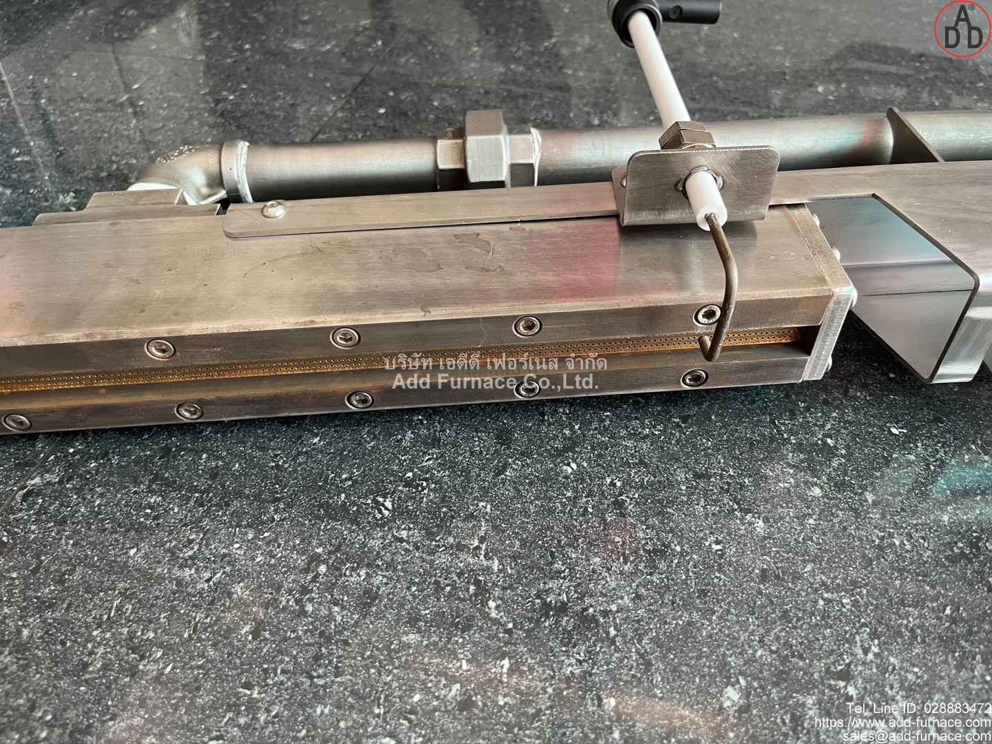 Yamataha Linear Gas Burner 500x15mm - บริษัท เอดีดี เฟอร์เนส จำกัด