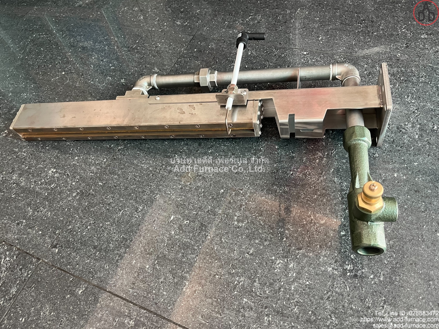 Yamataha Linear Gas Burner 500x15mm - บริษัท เอดีดี เฟอร์เนส จำกัด