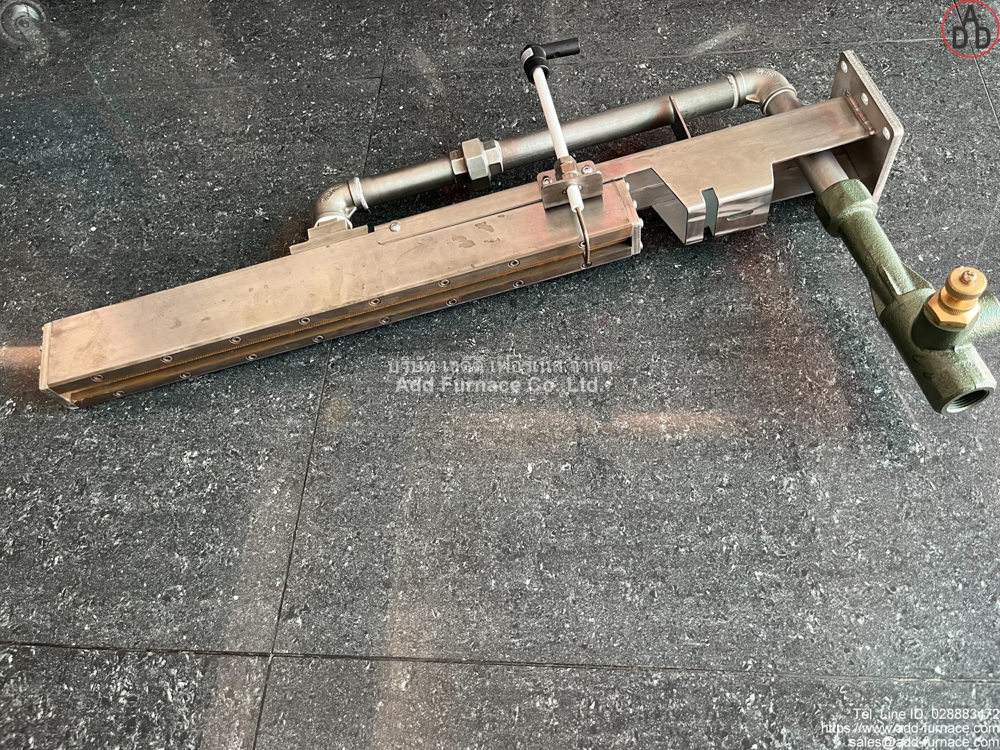 Yamataha Linear Gas Burner 500x15mm - บริษัท เอดีดี เฟอร์เนส จำกัด