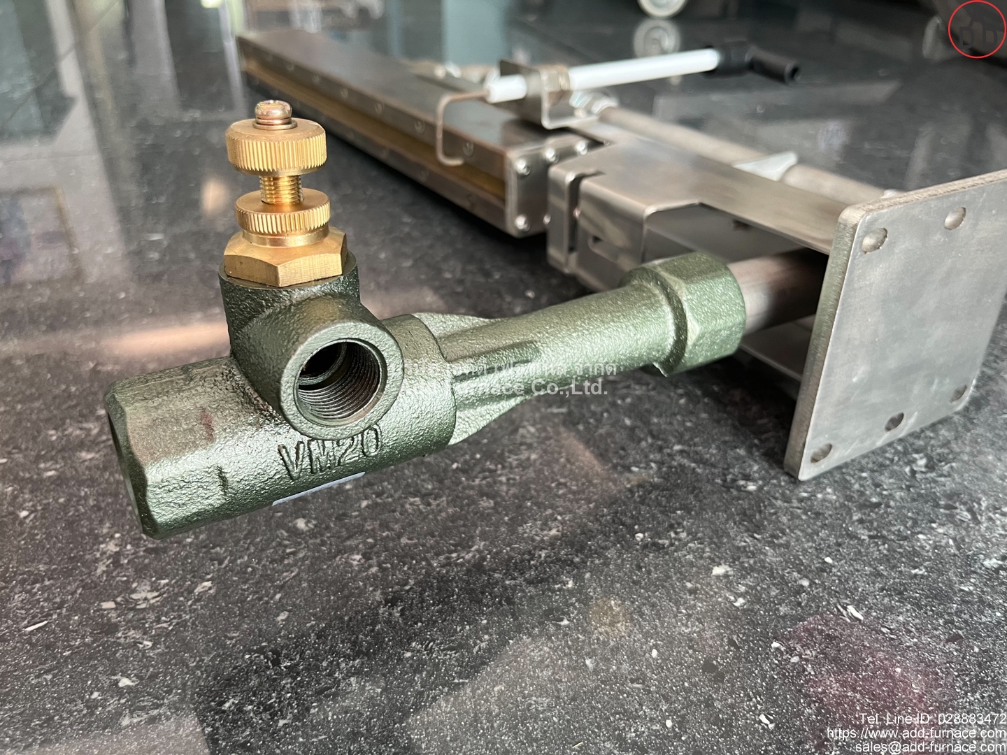 Yamataha Linear Gas Burner 500x15mm - บริษัท เอดีดี เฟอร์เนส จำกัด