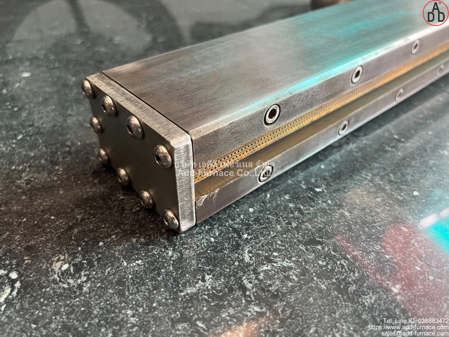 Yamataha Linear Gas Burner 500x15mm - บริษัท เอดีดี เฟอร์เนส จำกัด