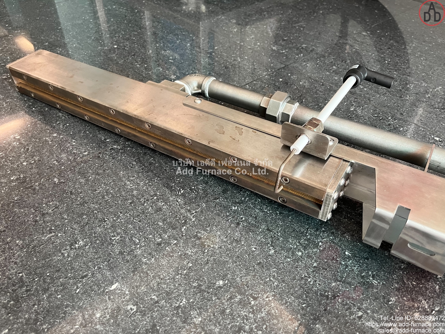 Yamataha Linear Gas Burner 500x15mm - บริษัท เอดีดี เฟอร์เนส จำกัด