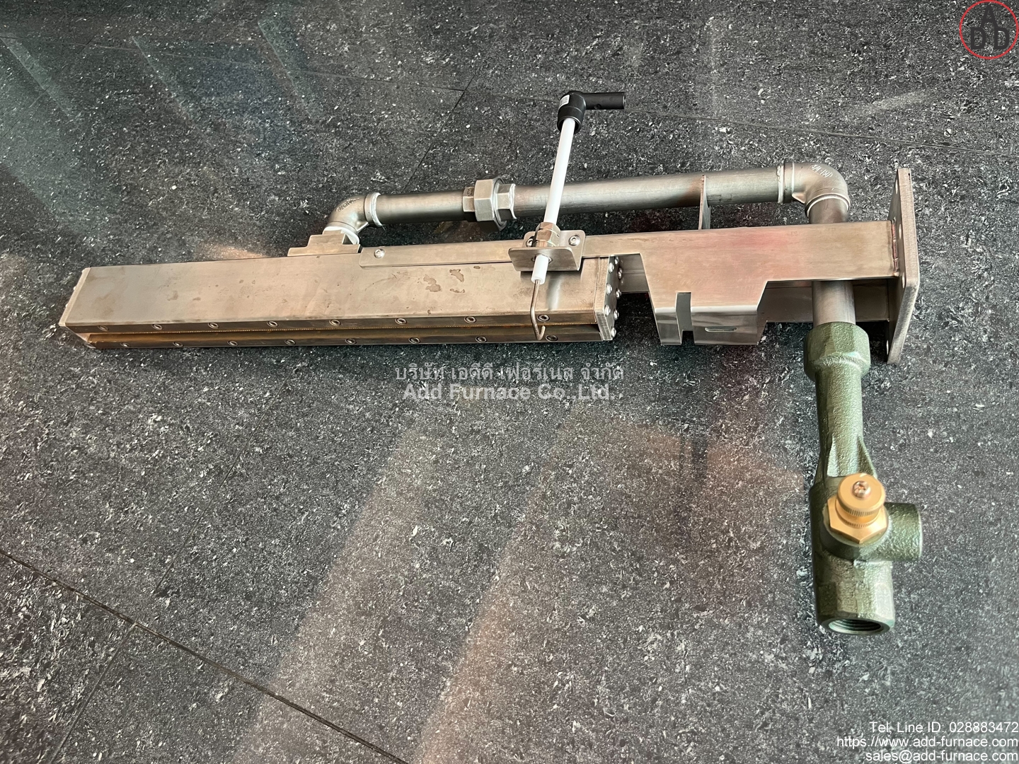 Yamataha Linear Gas Burner 500x15mm - บริษัท เอดีดี เฟอร์เนส จำกัด