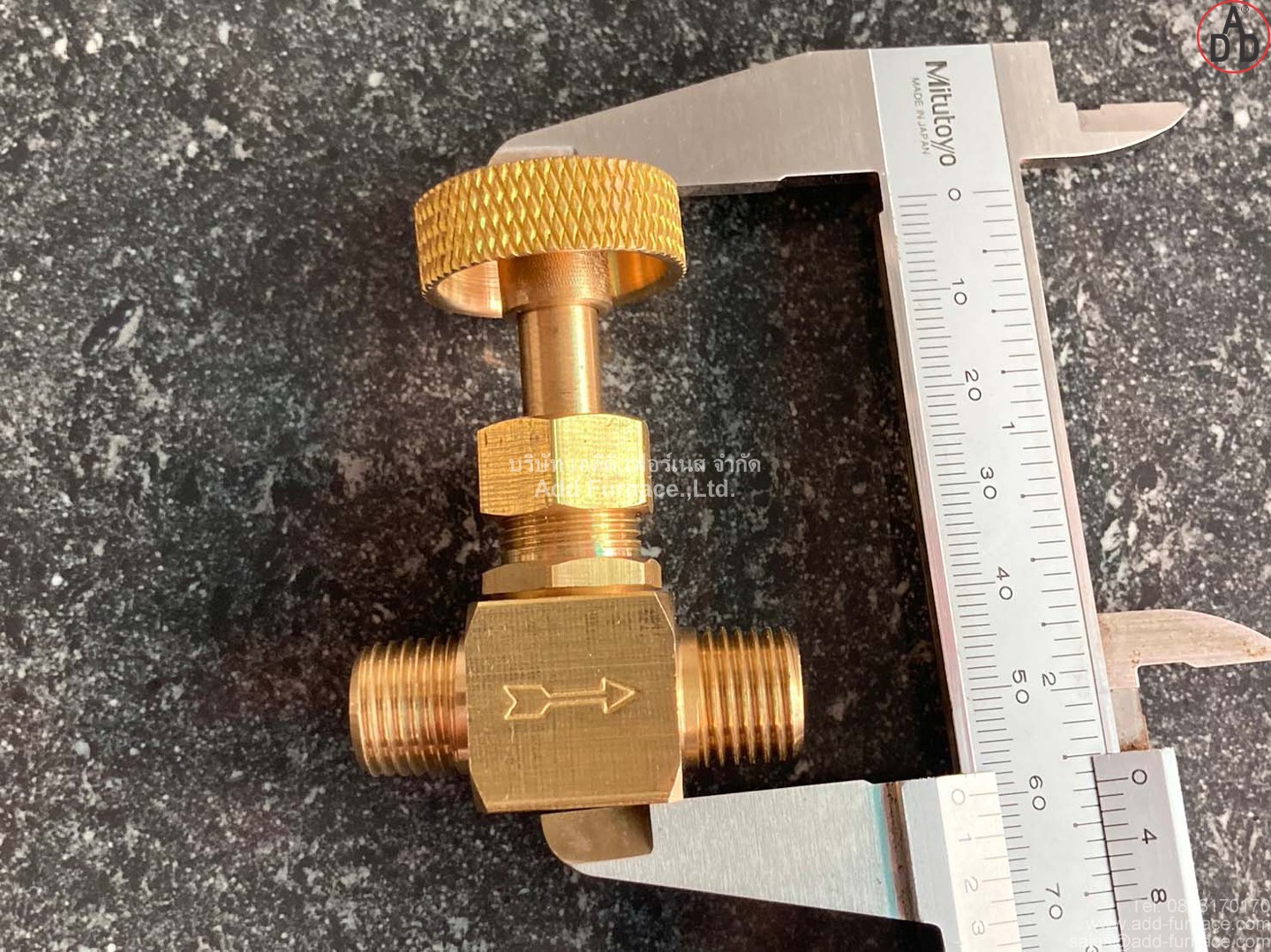 Yamataha Needle Valve 1/4" 2Screw - บริษัท เอดีดี เฟอร์เนส จำกัด