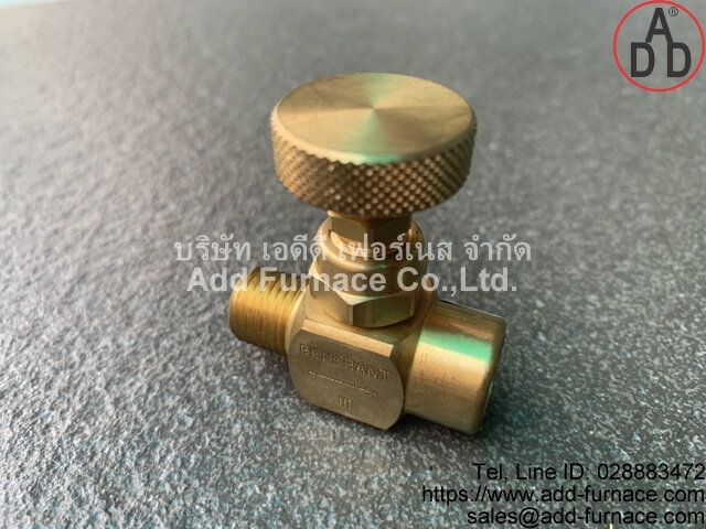 Yamataha Needle Valve Generant 1/4" - บริษัท เอดีดี เฟอร์เนส จำกัด