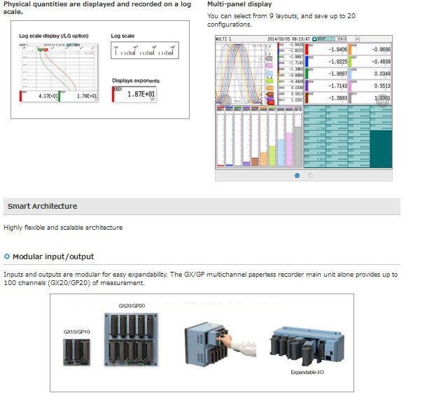 Yokogawa GX10 Touch Screen Recorder - บริษัท เอดีดี เฟอร์เนส จำกัด
